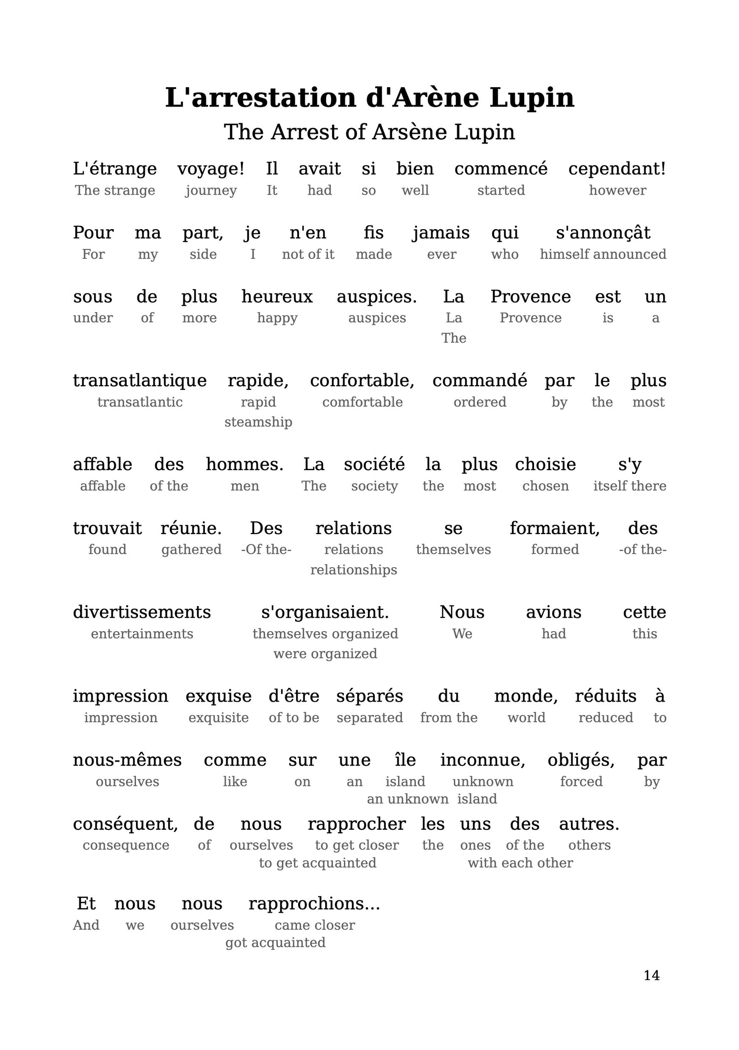 Learn French fast and easy with Arsene Lupin – HypLern
