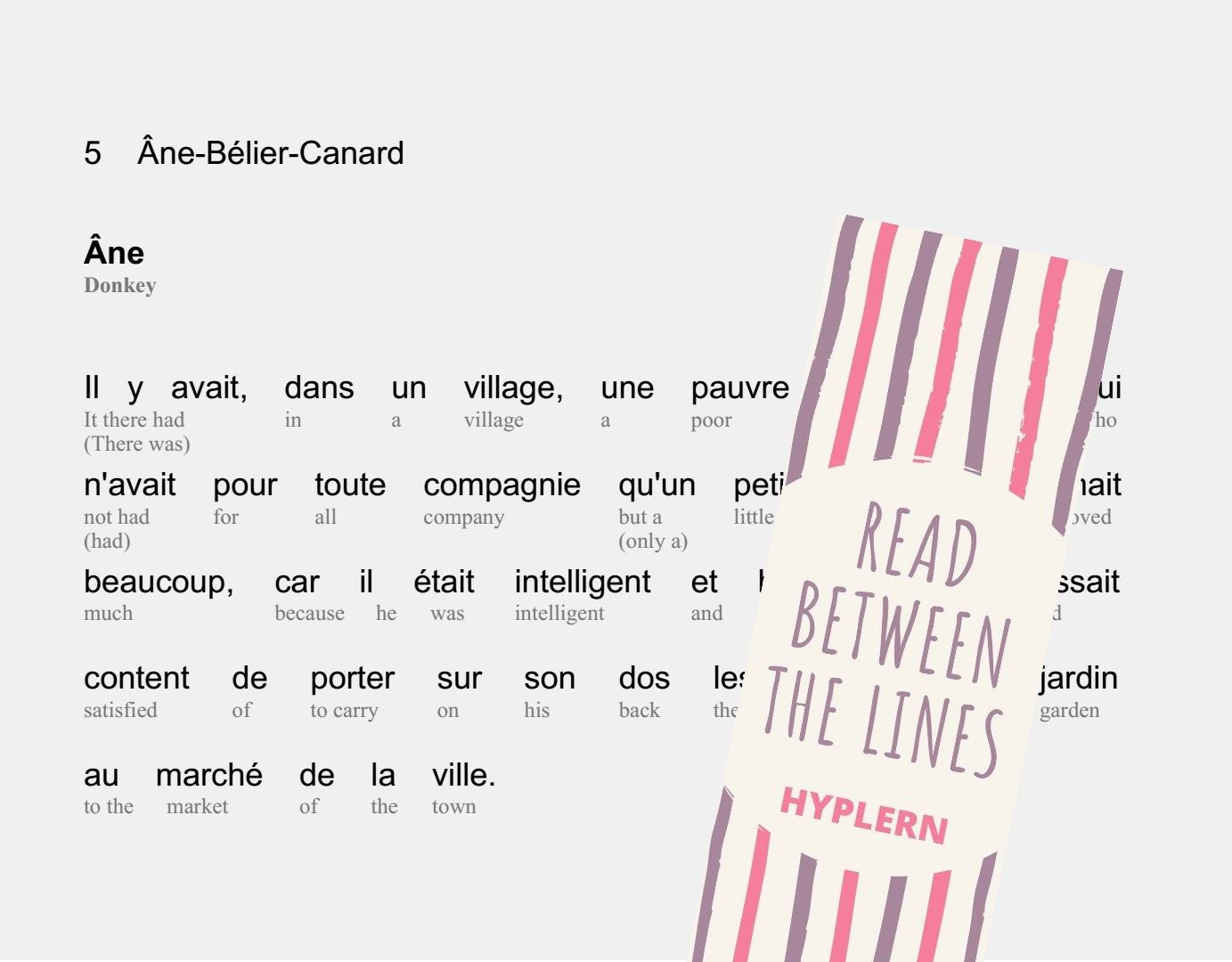 Learn to Read Foreign Languages with Interlinear Books – HypLern