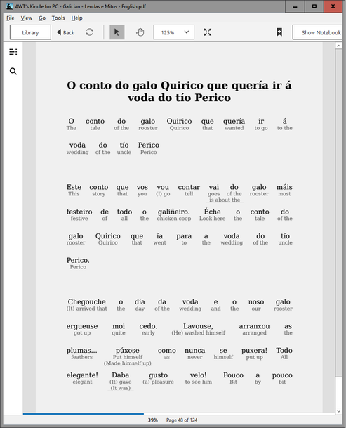 Learn to Read Galician with Beginner Stories – HypLern