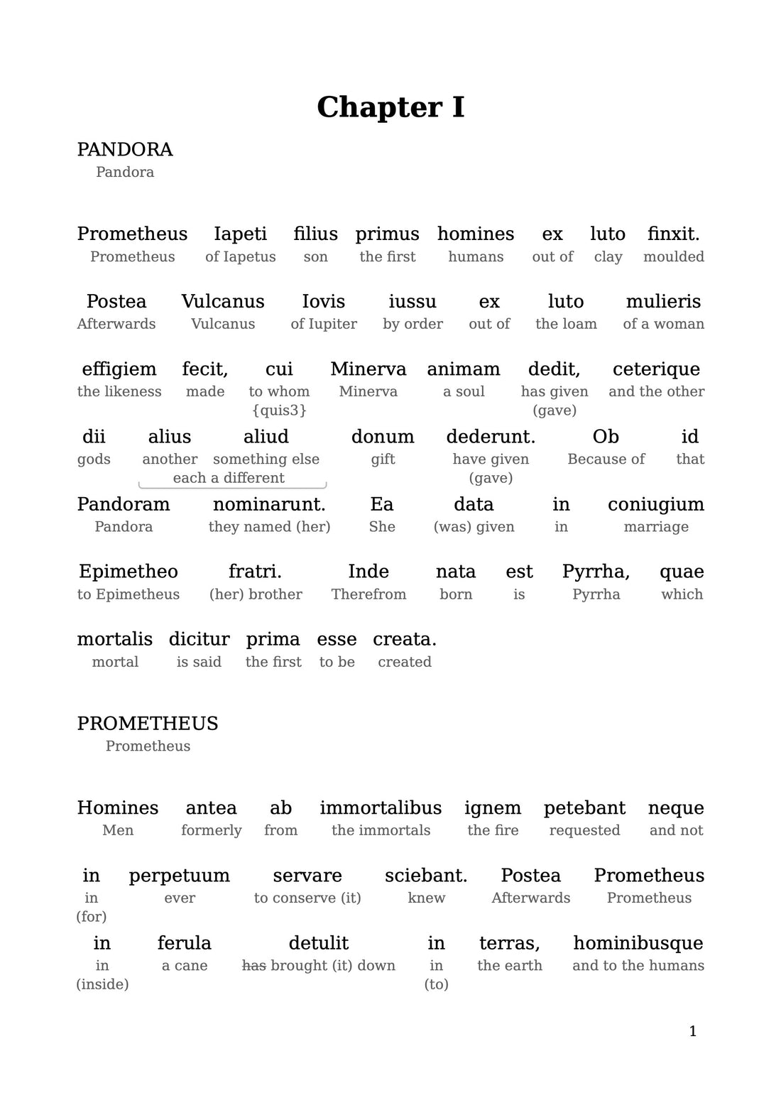 Learn to Read Latin with Beginner Stories: Hyginus Fabulae – HypLern